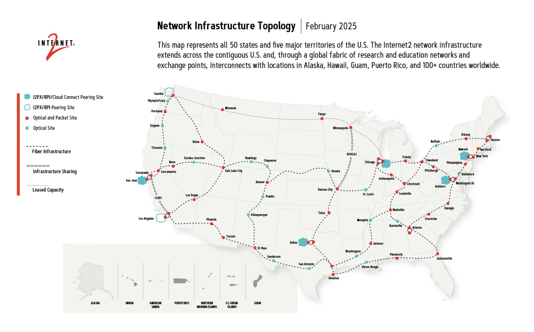Internet2 expands network peering with a new site in Newark, NJ - Internet2
